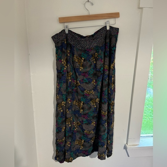 Adrian Jordan | Skirts | I 9s Vintage Adrian Jordan Maxi Skirt Gray ...